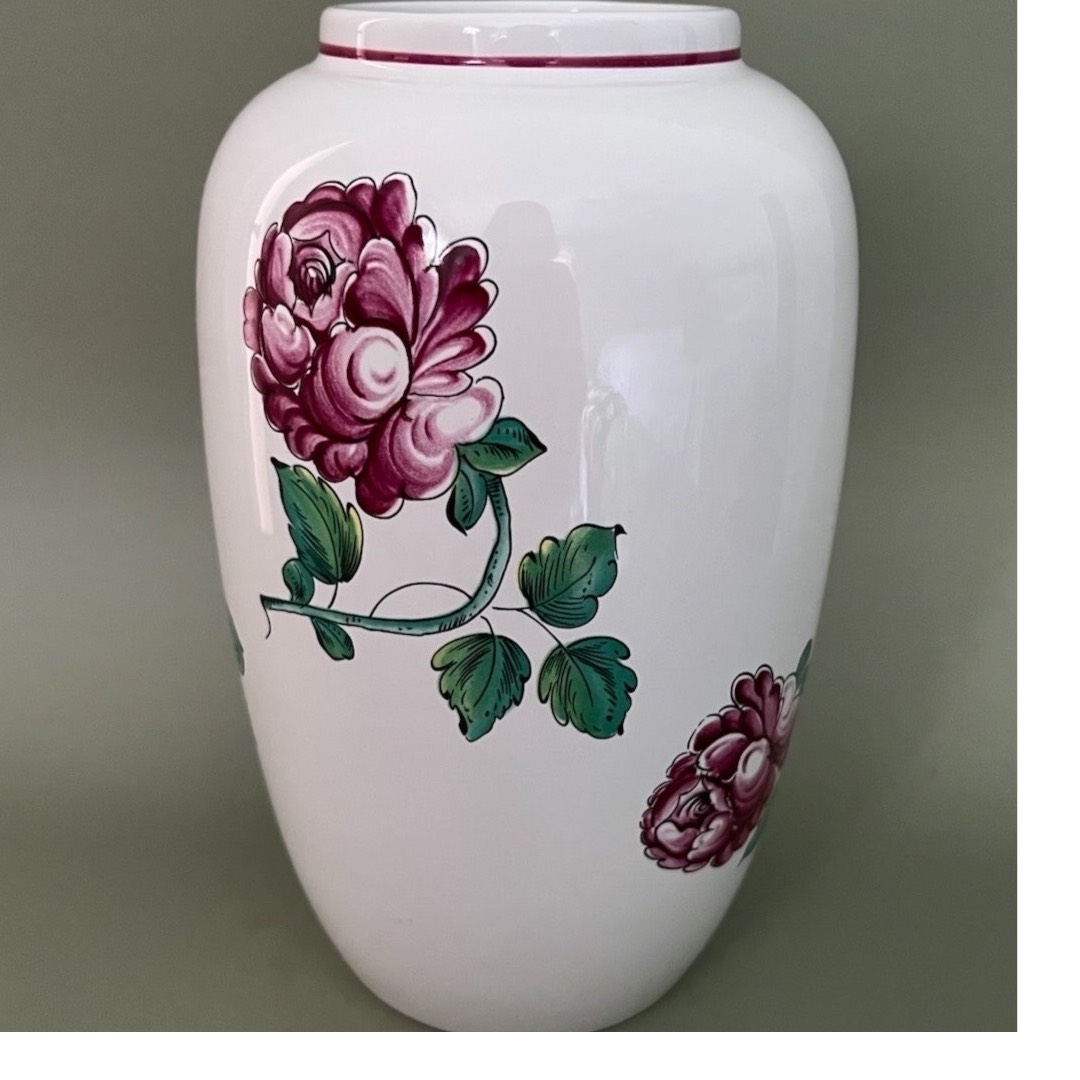 Tiffany & Co-Strasbourg Flowers Porcelain VASE Made In Portugal