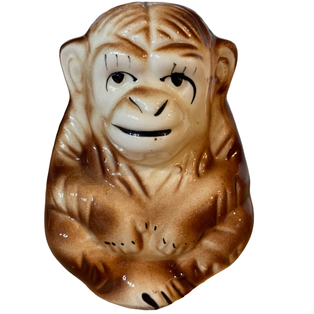 Monkey/chimpanzee Vintage Bank From Mexico