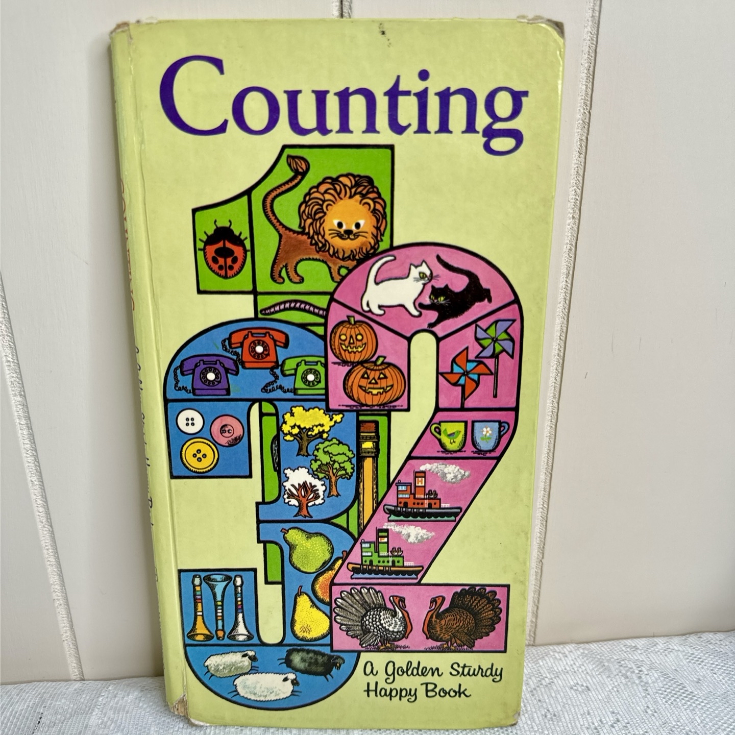Vintage Golden Sturdy Happy Book Counting By Helen Federico 1969