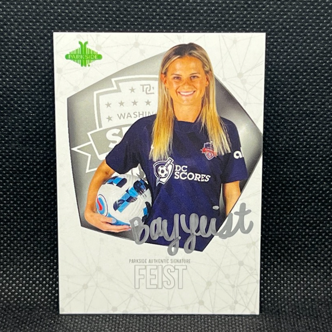 Bayley Feist 2022 Parkside NWSL Signature Series Autograph Soccer Card