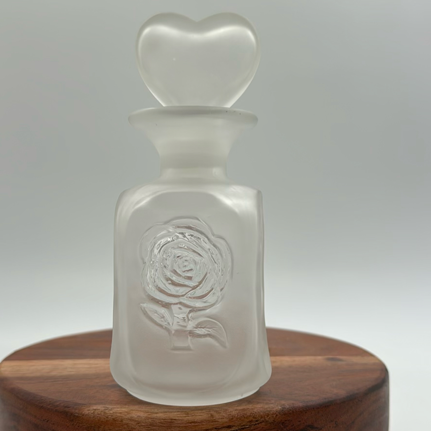 Vintage Satin Perfume With A Bulls Head As Makers Mark Rare Find