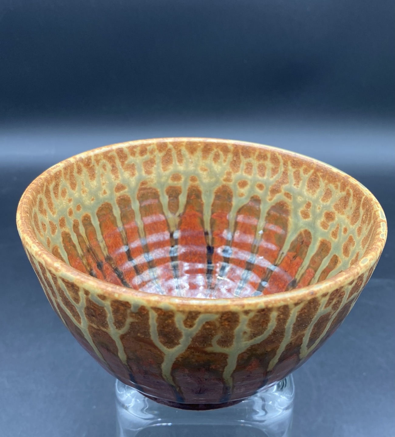 Blanket Creek Pottery (KY) Handmade Cereal/Soup Bowl, Rustic Red, Signed