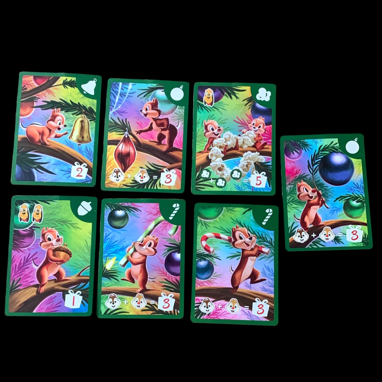 7 Disney Chip And Dale Game Cards