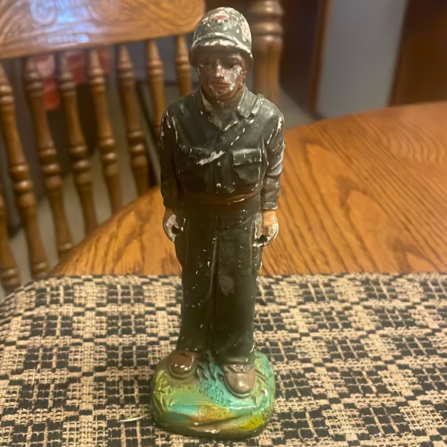 Rare J. M. Miller Stretcher Cartier Soldier 1930’s