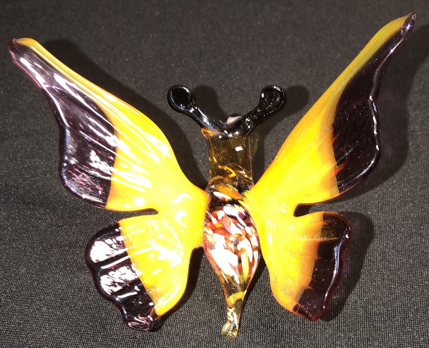 Hand blown glass Butterfly from Ukraine
