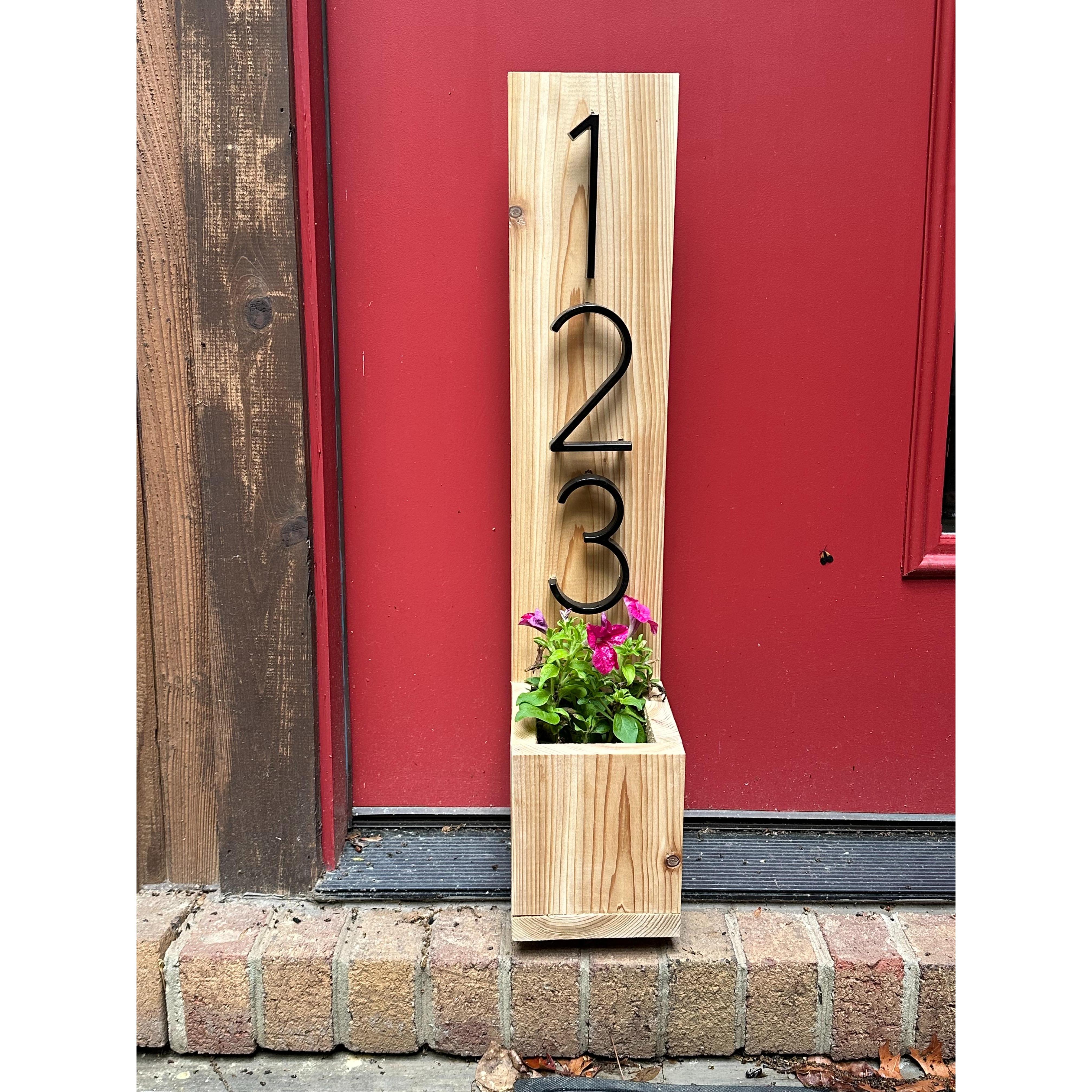 Home Address Sign/Planter