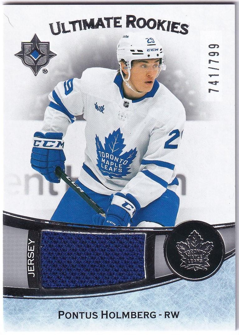 2022-23 Ultimate Collection Jerseys #103 Pontus Holmberg Toronto Maple ...