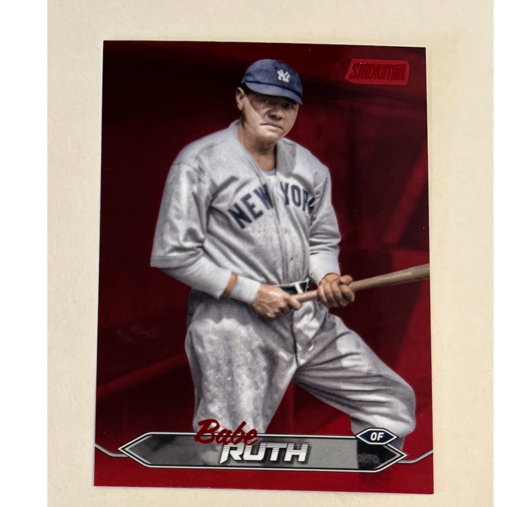Babe Ruth Red Foil New York Yankees