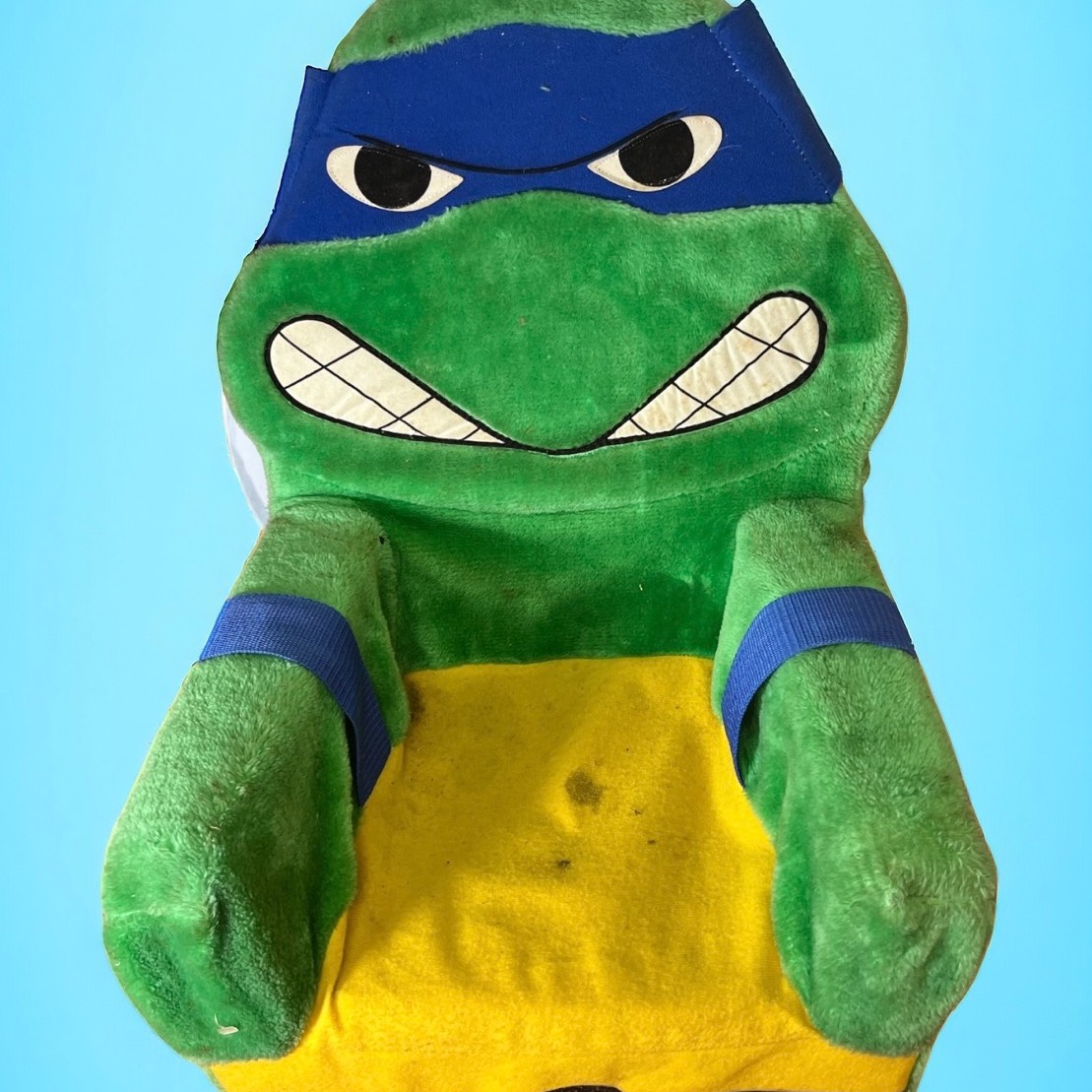 Leonardo Plush Stuffed Chair 1989 TMNT Teenage Mutant Ninja Turtles Chair