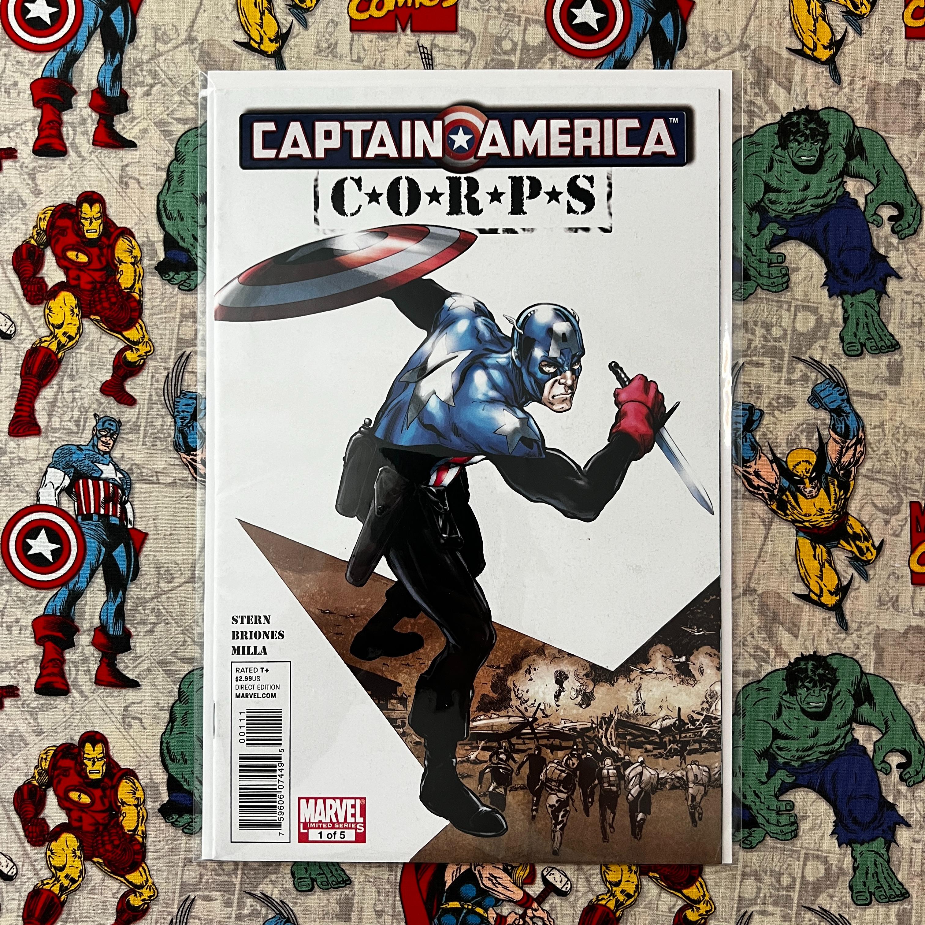 Captain America Corps #1-5 Marvel Comics 2011 MCU Complete Limited Series