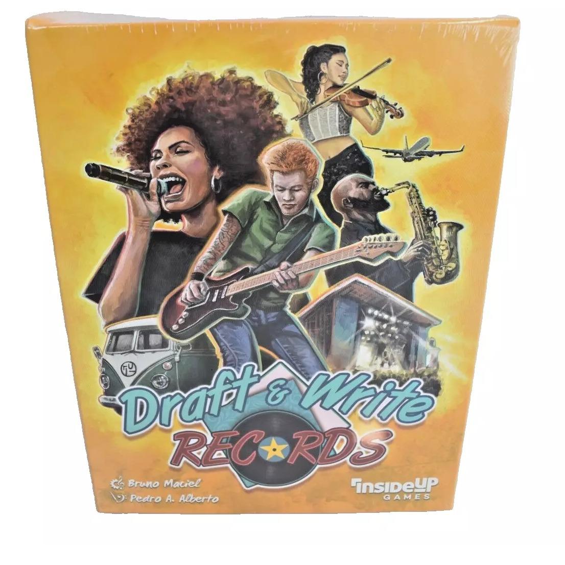 Draft and Write Records Kickstarter Inside Up Games New Sealed Board Game