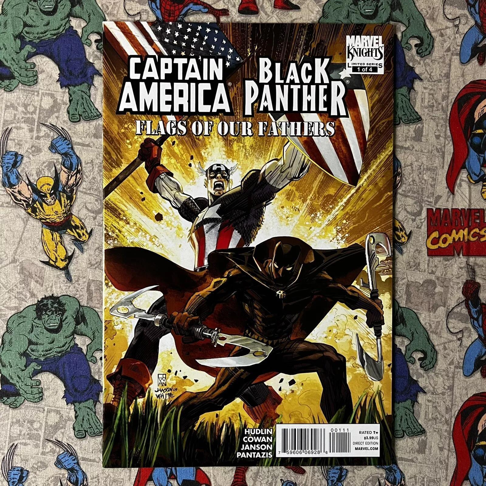 Captain America Black Panther Flags Of Our Fathers #1 Marvel Comics ...