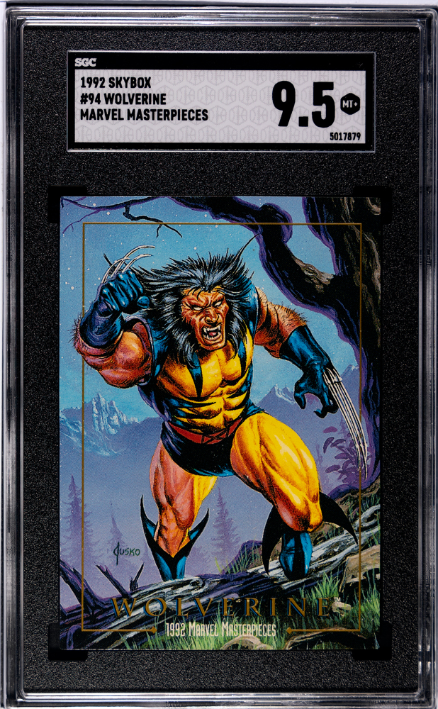 1992 SkyBox Marvel Masterpieces Wolverine #94 SGC 9.5 Mint+