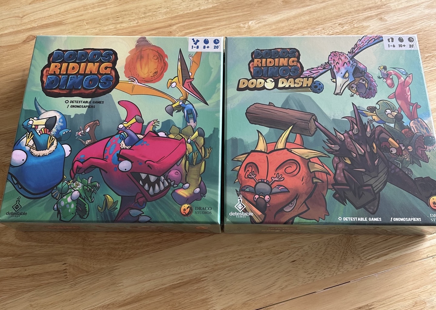 Dodos Riding Dinos And Dodo Dash Expansion: New In Shrink