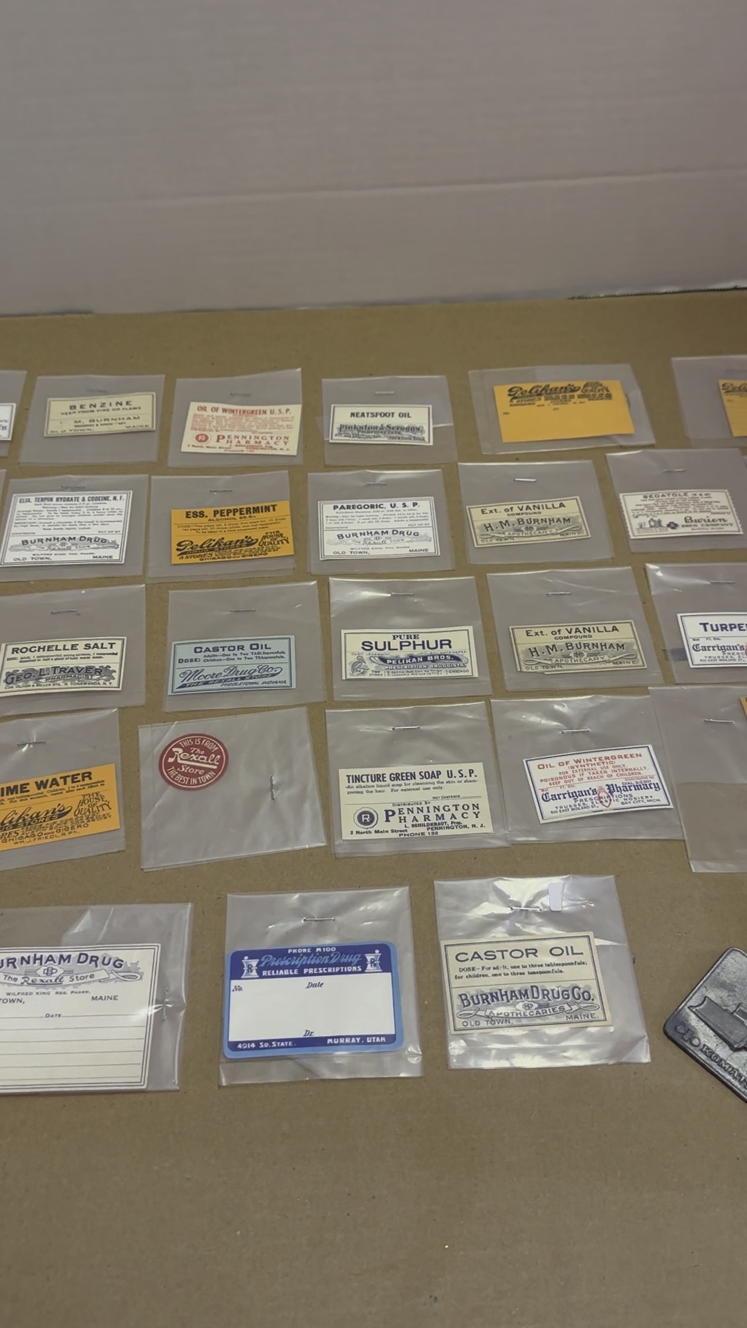 30 Original Medical Prescription Labels Ready To Sell