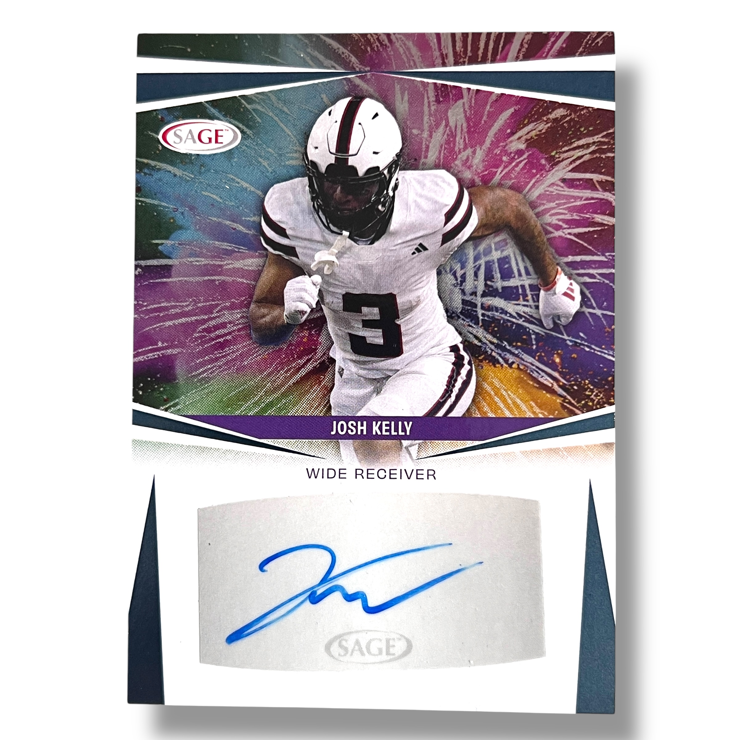 2025 SAGE HIT Josh Kelly Autograph Blue #A-JK Dallas Cowboys