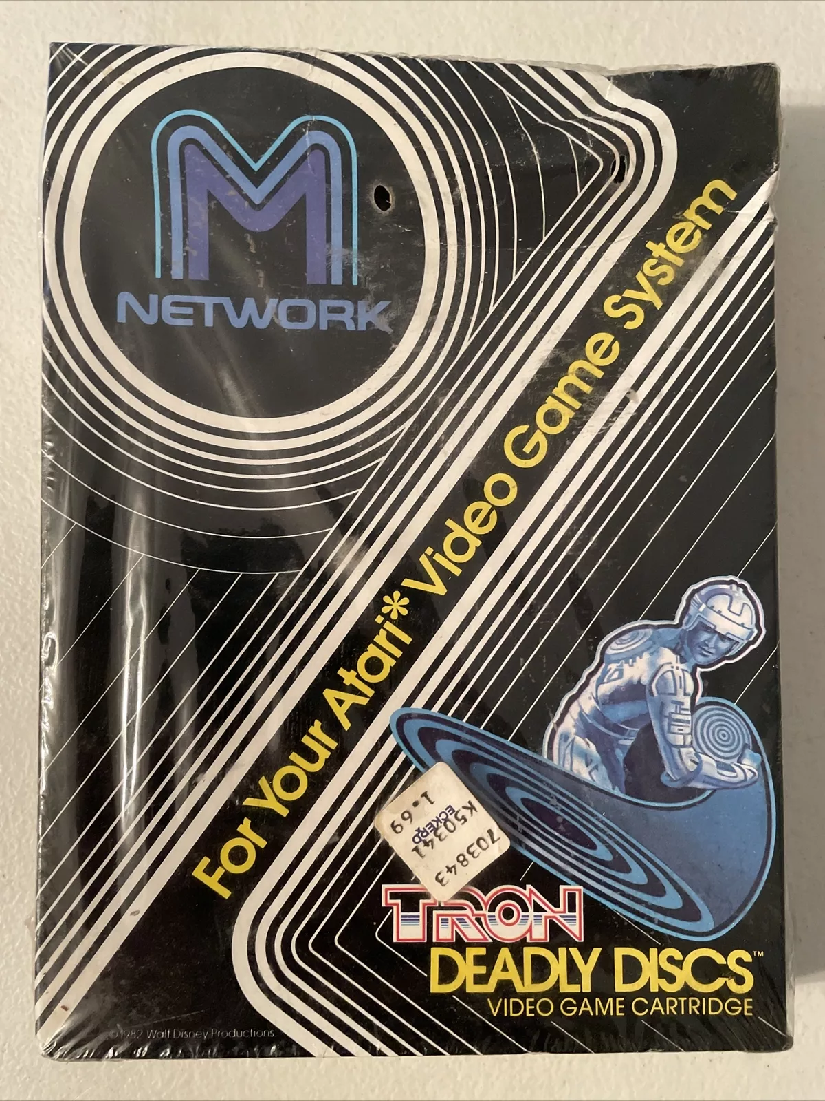 Vintage Atari 2600 TRON DEADLY DISCS 1982 - Original Seal