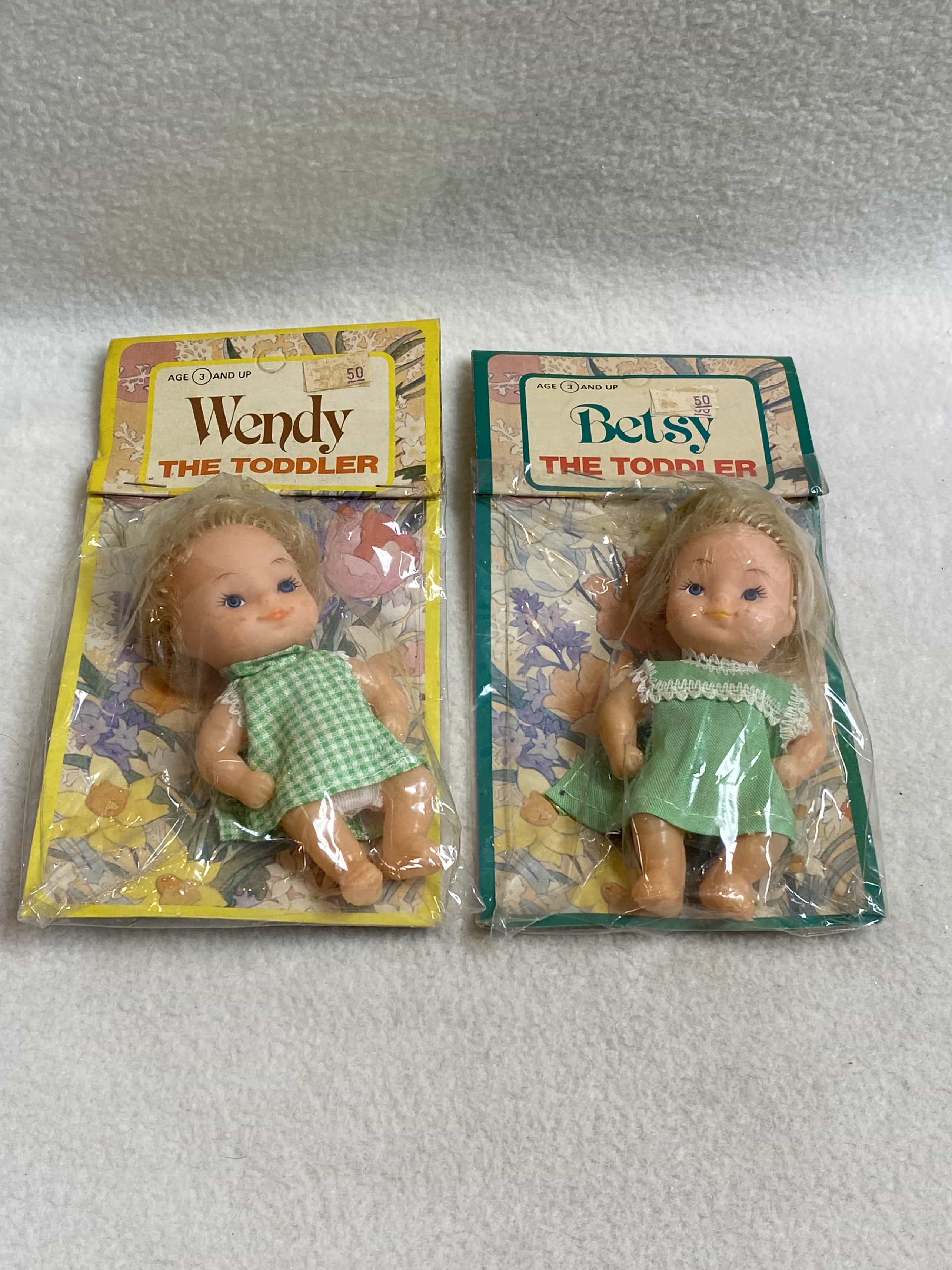 Vintage Imperial Toy Co Dolls - 'Betsy and Wendy, The Toddler' - Set of 2 - In Original ...
