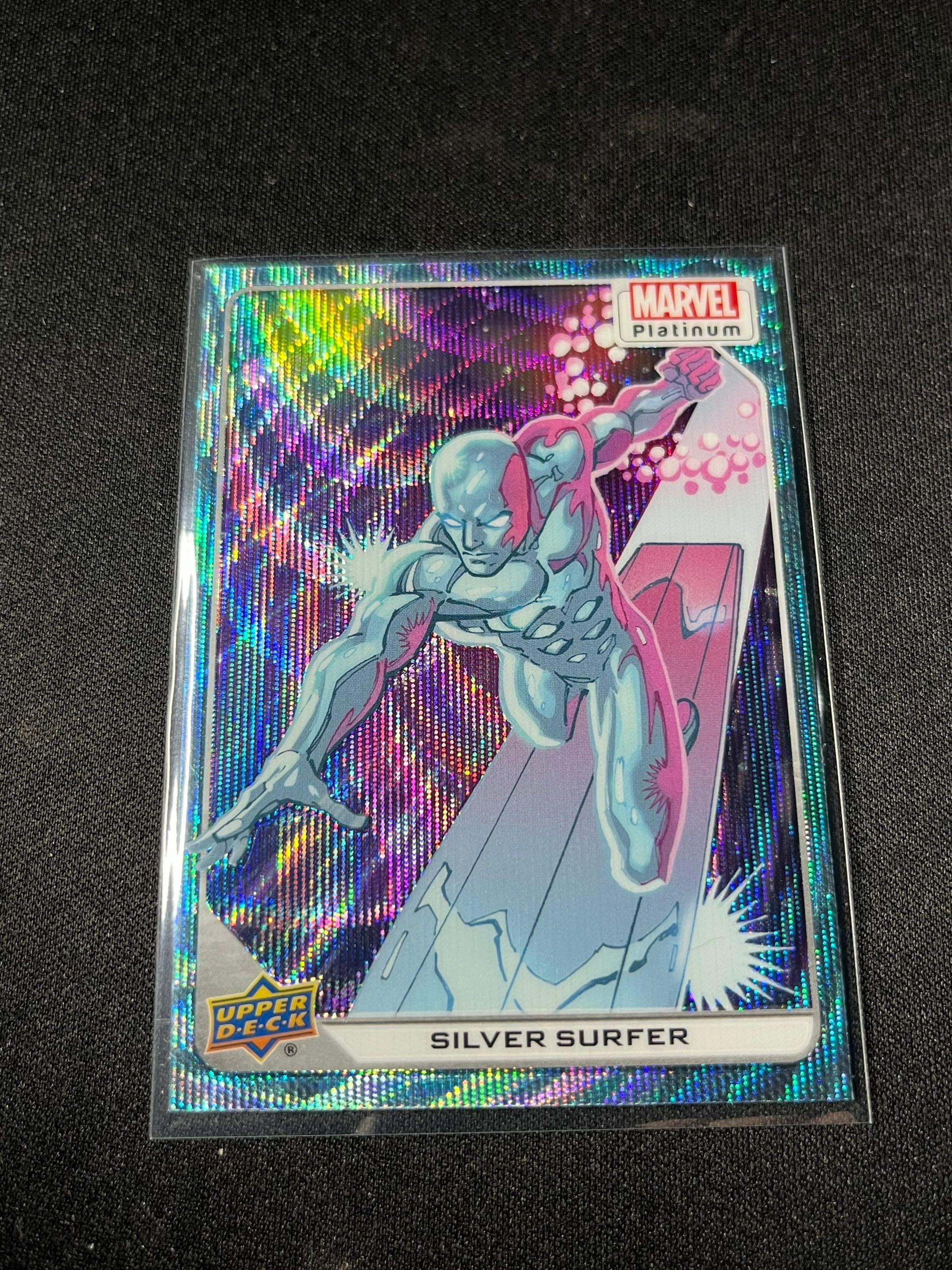 Marvel Platinum Silver Surfer Blue Surge