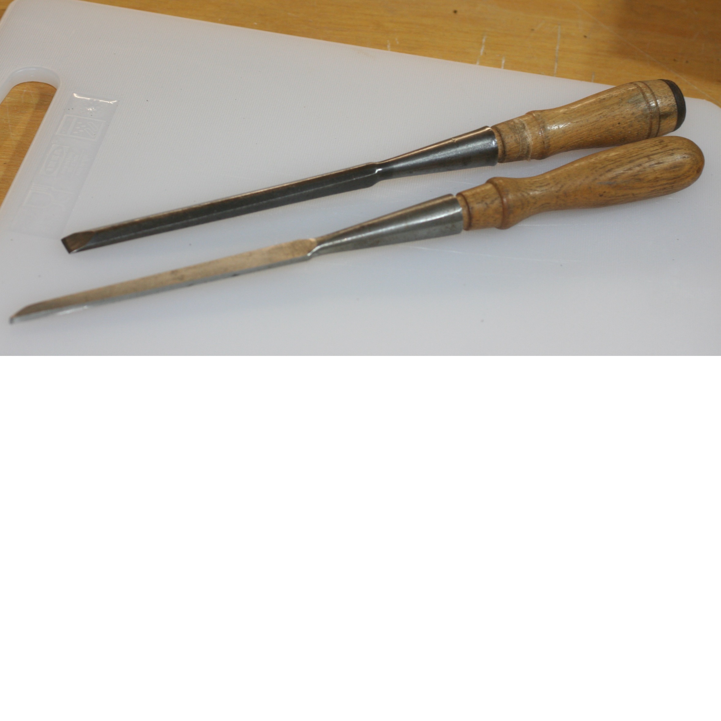 Two James Swan Vintage Chisels Mortise & Bevel Edge