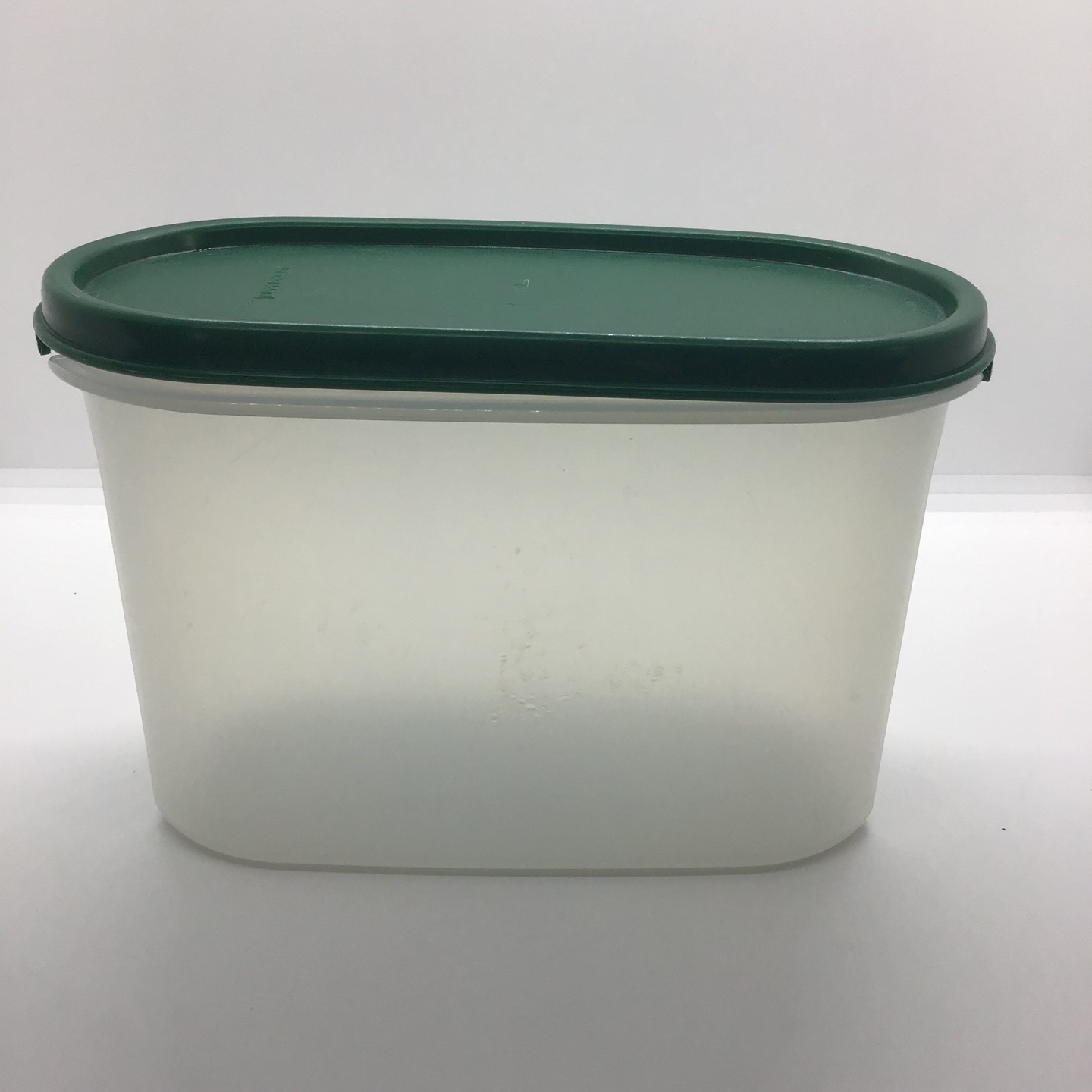Tupperware Modular Mates Super Oval #2 Storage Container Green Seal 4 3 ...