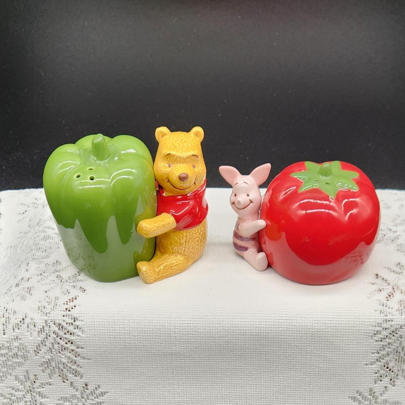 Winnie the Pooh and Piglet Salt and Pepper Shakers
