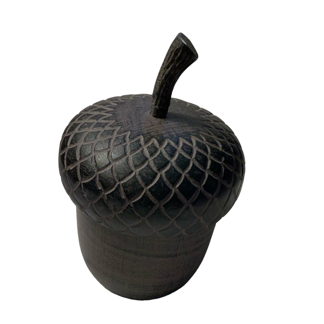 1 Gorgeous Unused Acorn Shaped Candle Made Of Ceramic