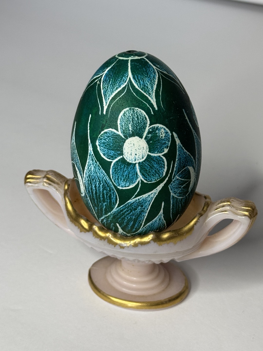 Traditional Ukrainian Pysanka Quail Easter Egg. Hand Painted And ...
