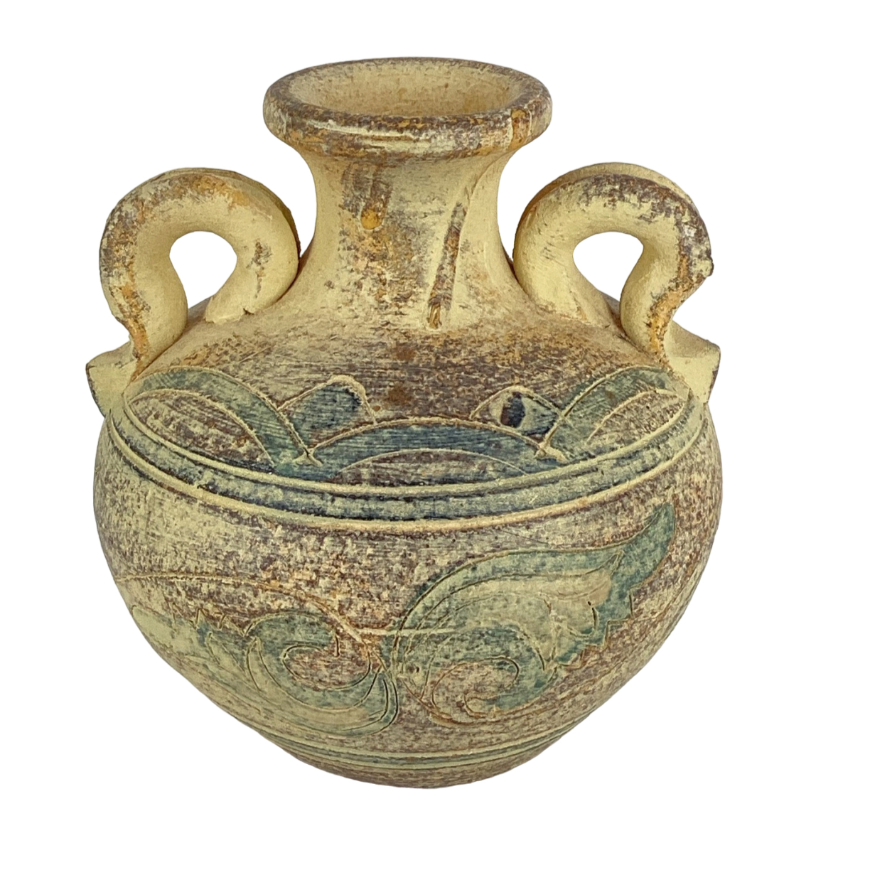 Greek Roman Reproduction Artifact Pottery Jug Vase