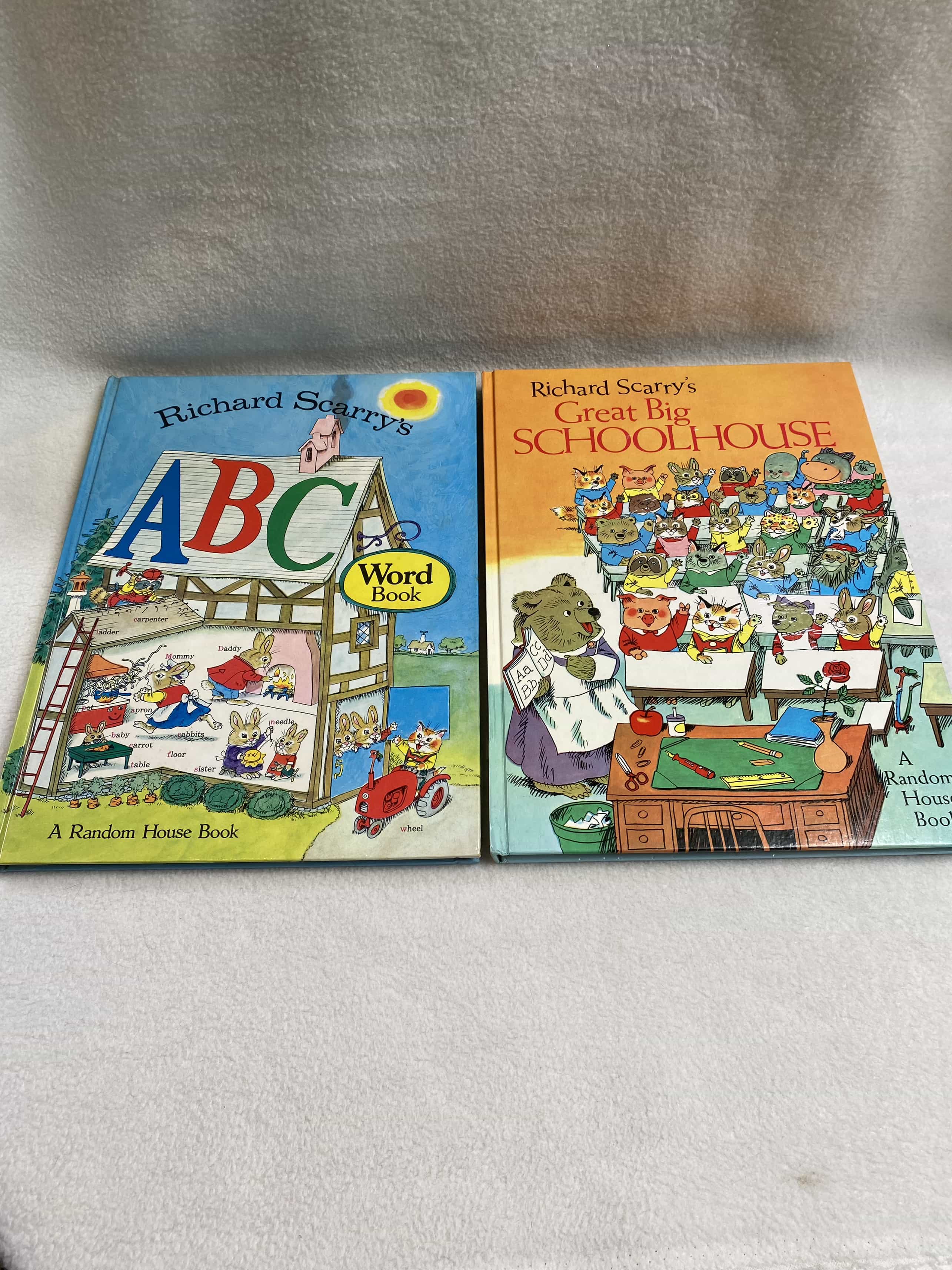Vintage Richard Scarry's Children's Books - 'ABC Word Book' (1971) and ...