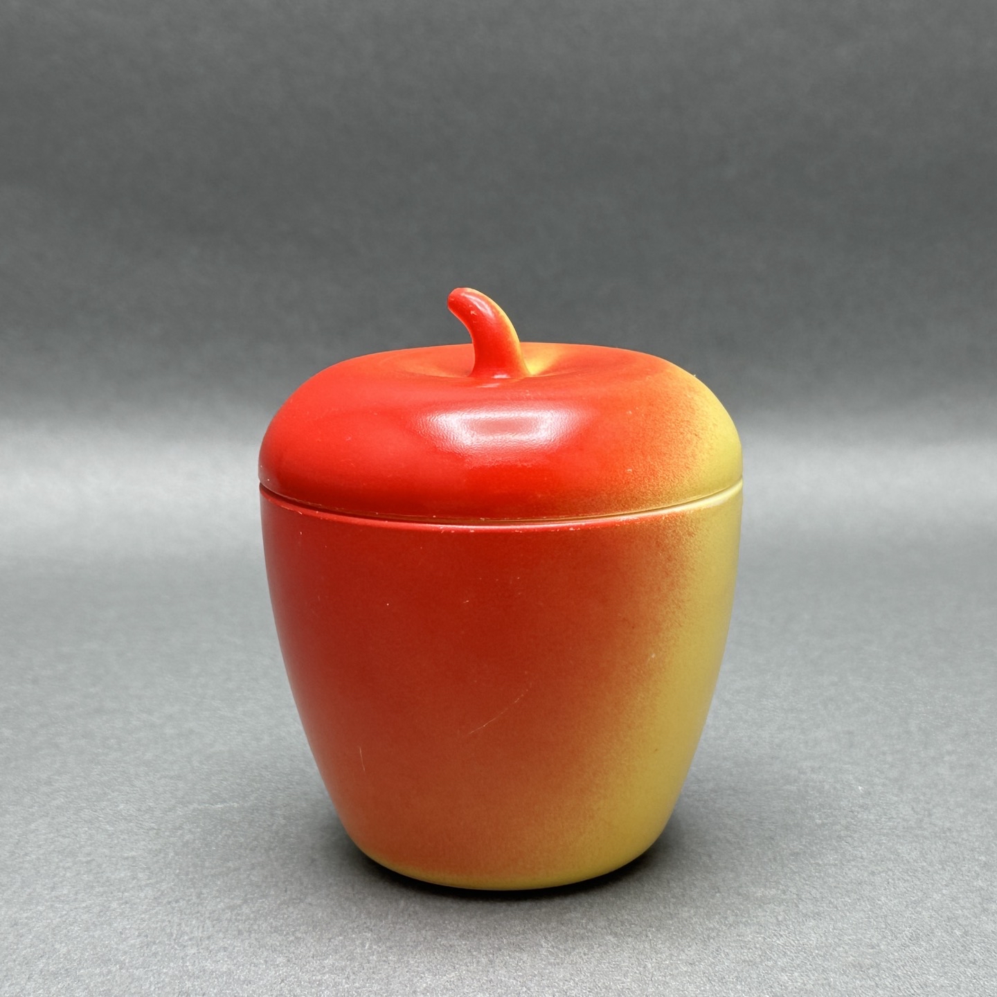 Vintage Hazel Atlas “Apple” Lidded Milk Glass Jam/Jelly Jar, Sugar Dish ...