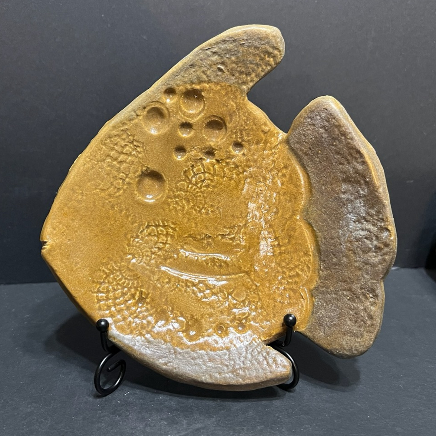 MARKDOWN! Original Art Pottery Fish Dish Pottery By Dotty Artist Dotty ...