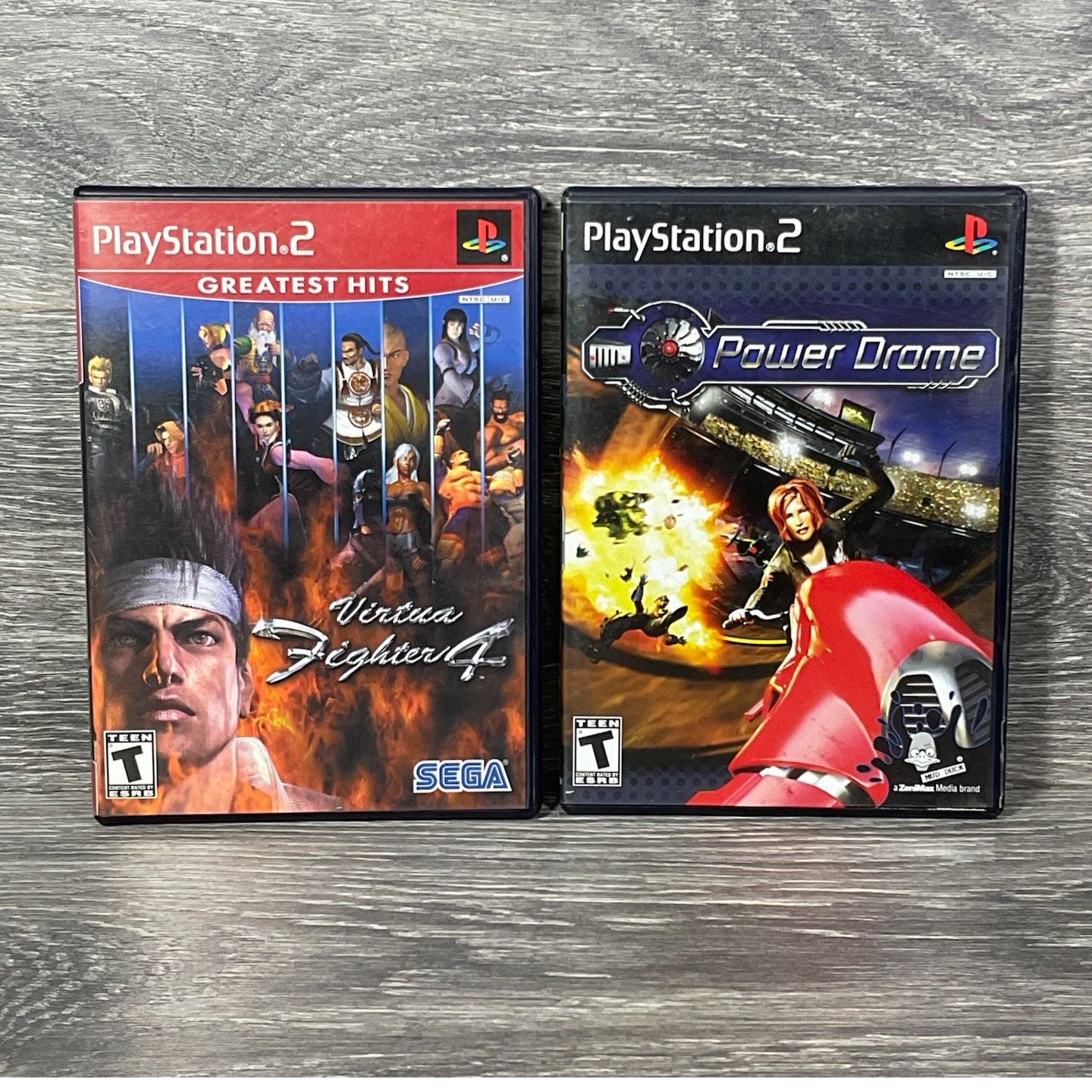 PS2 Virtua Fighter 4 & Power Drome