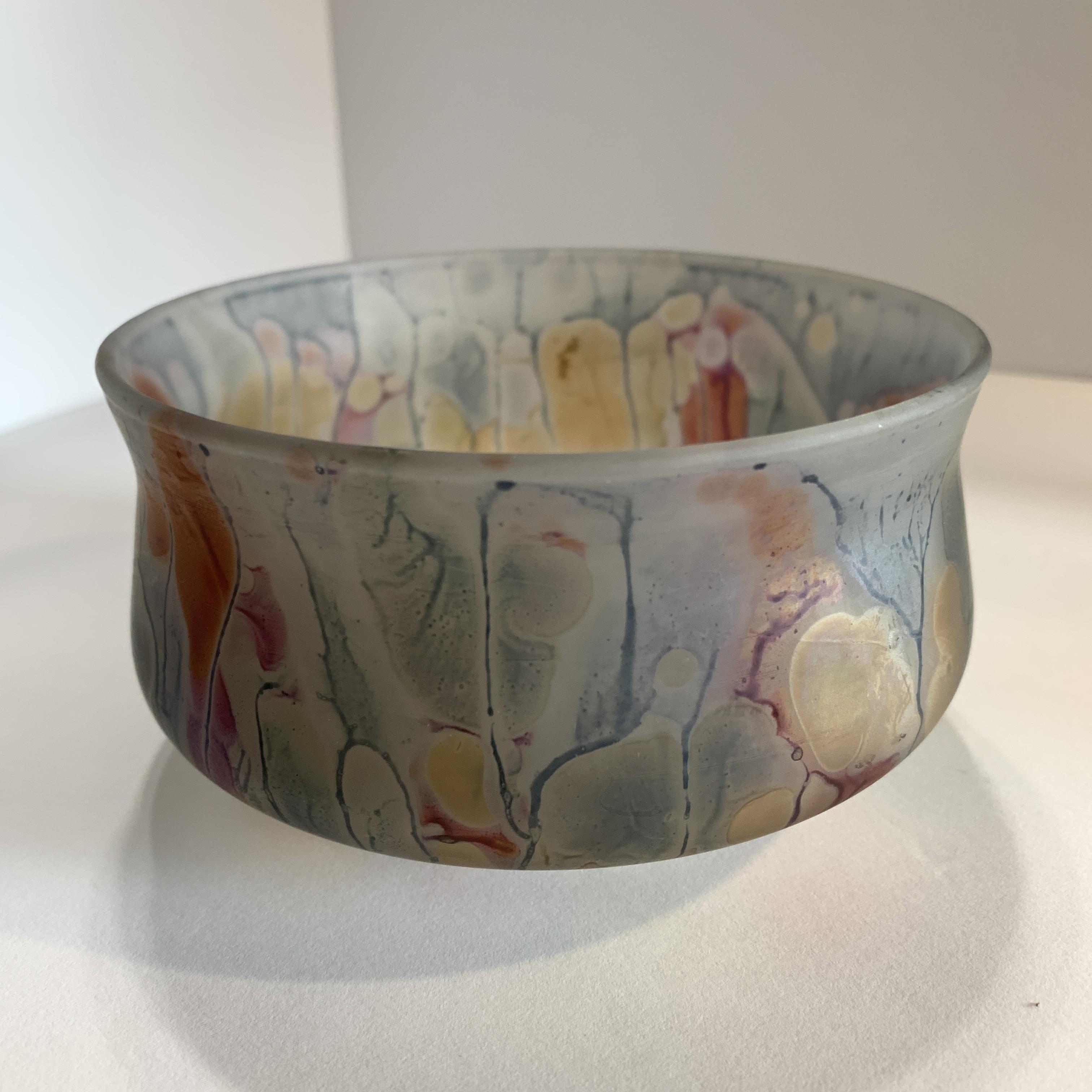 Rueven Glass? Israeli Glass? Bowl