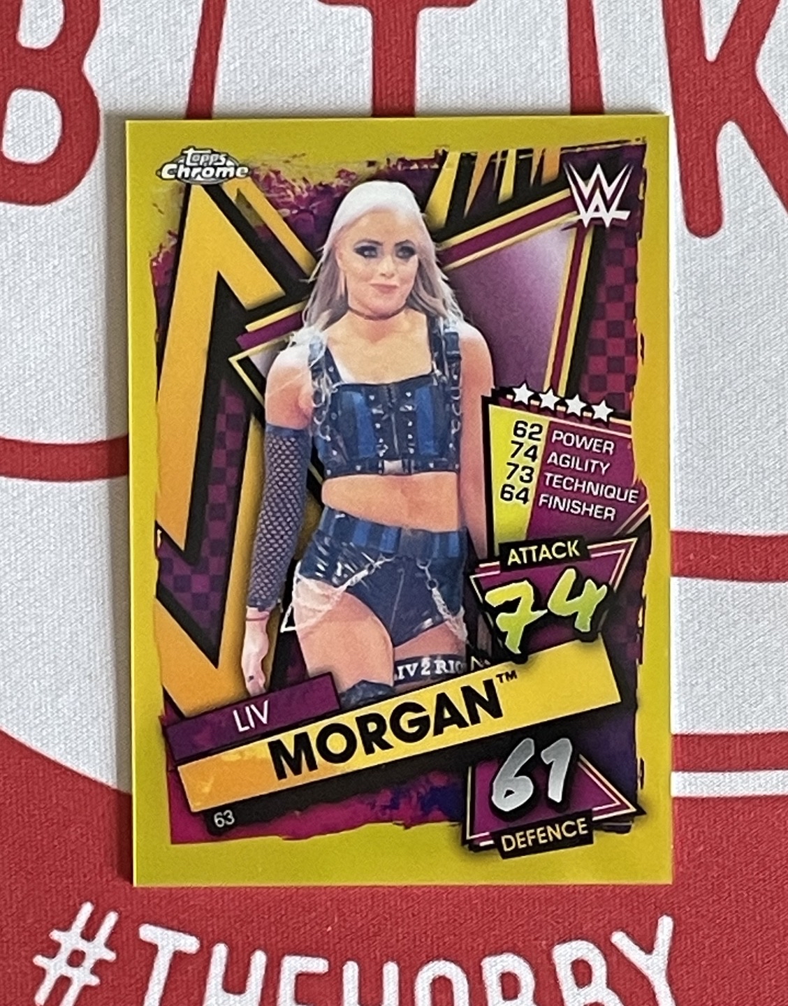 2021 Slam Attax Liv Morgan Yellow /99