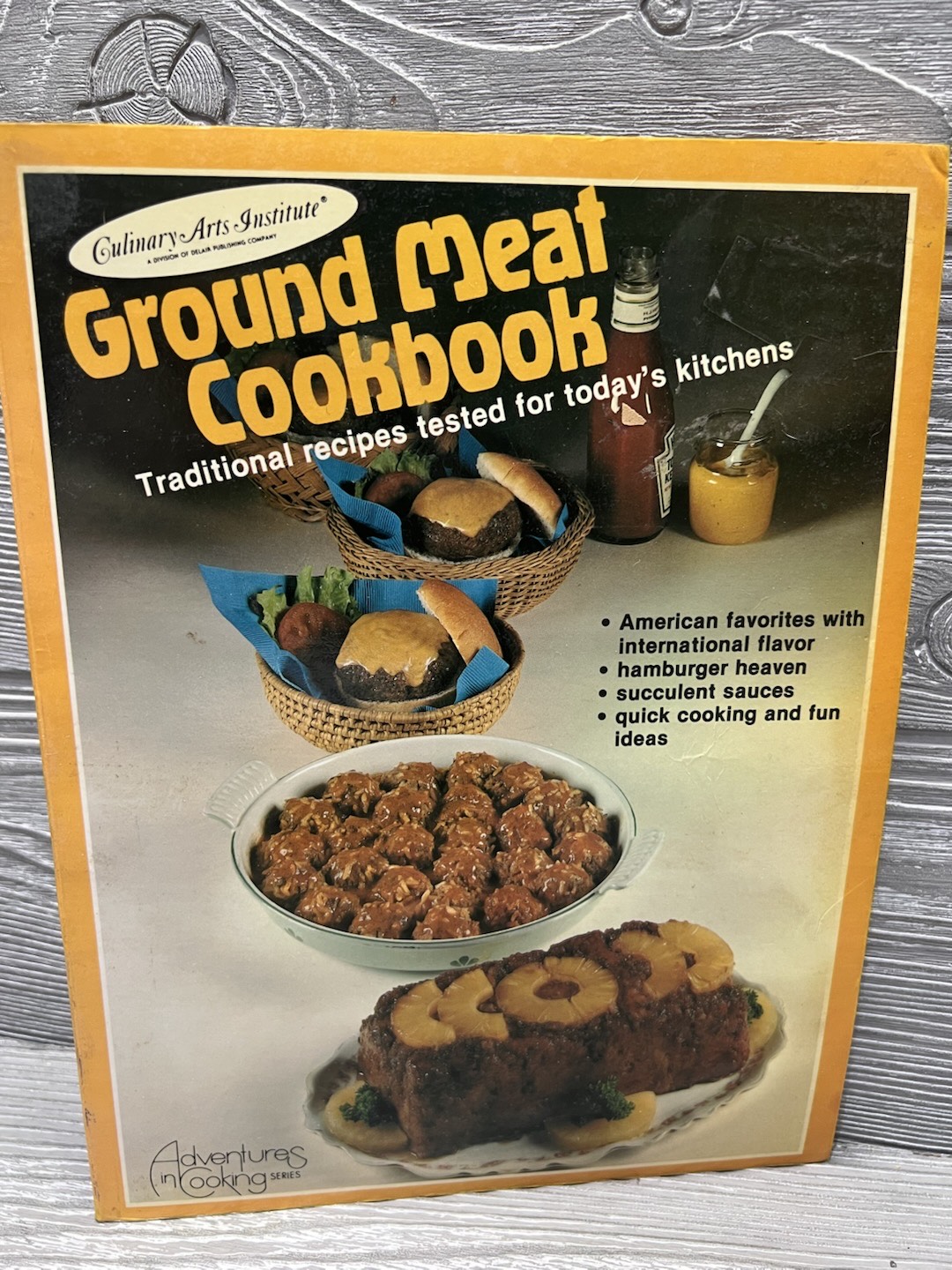Ground Meat Cookbook Culinary Arts Institute Paperback Cookbook 1982 Recipe Book