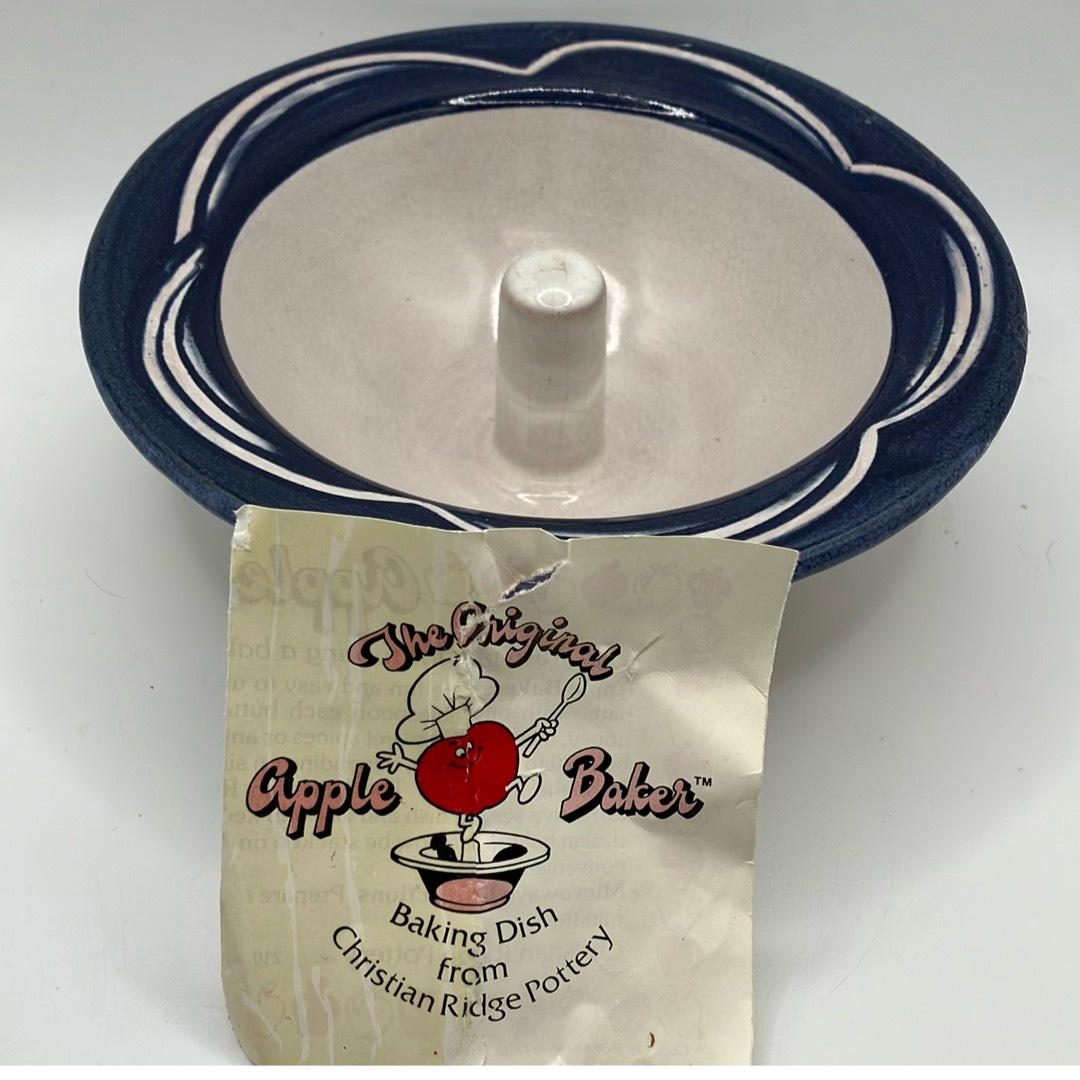 Original Apple Baker Pottery Baking Dish