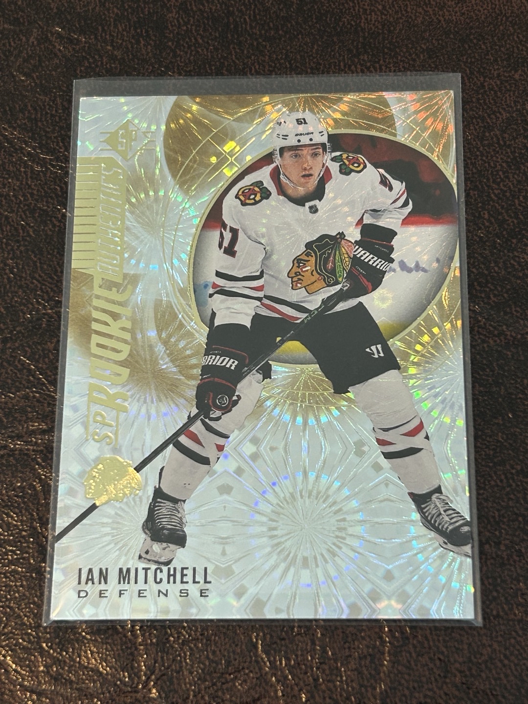 2020-21 SP Rookie Authentic Pyrotechnic Gold Ian Mitchell