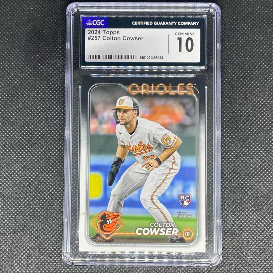 Colton Cowser 2024 Topps Series 1 RC Baltimore Orioles CGC 10