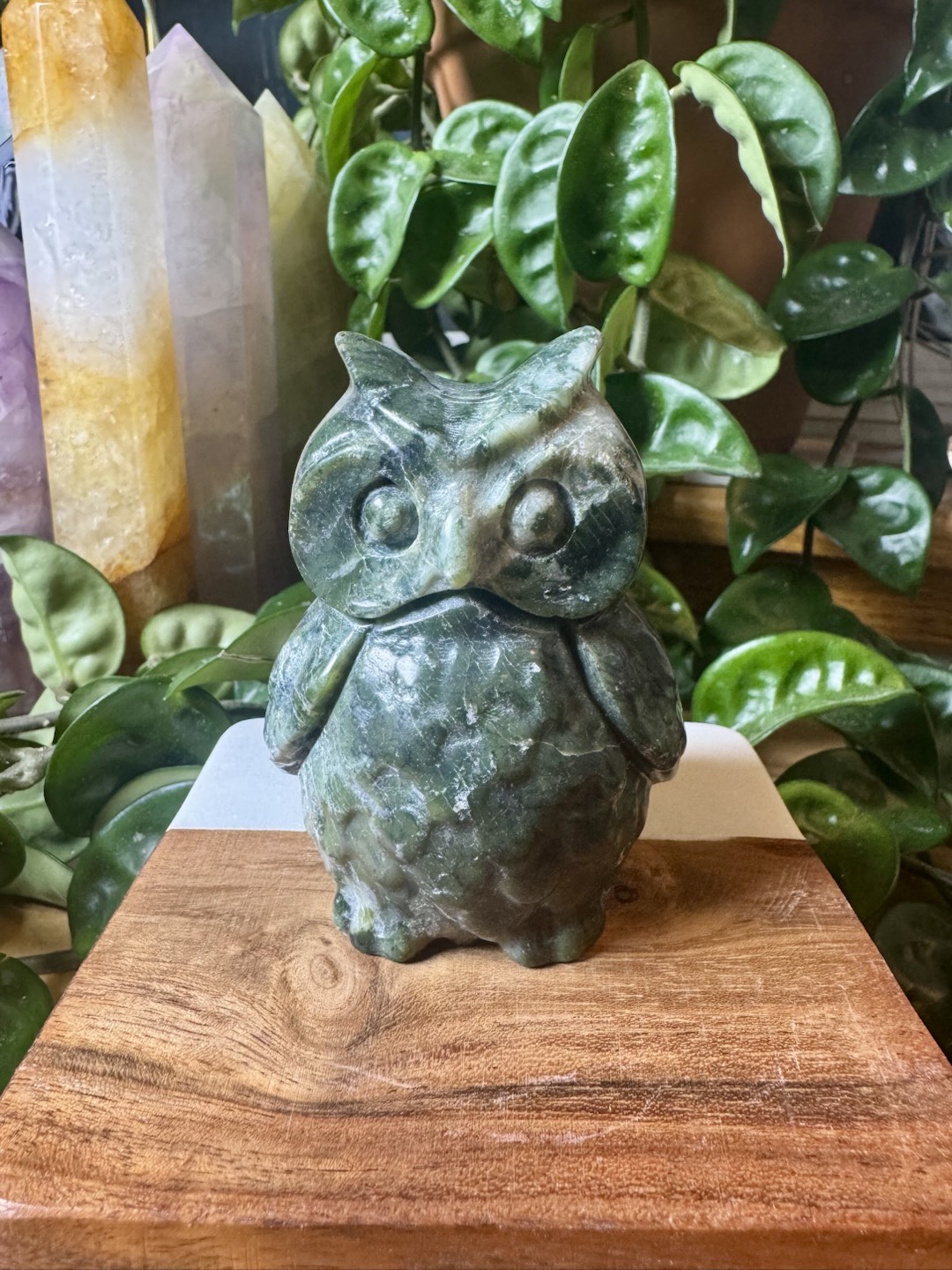Green Jade Owl