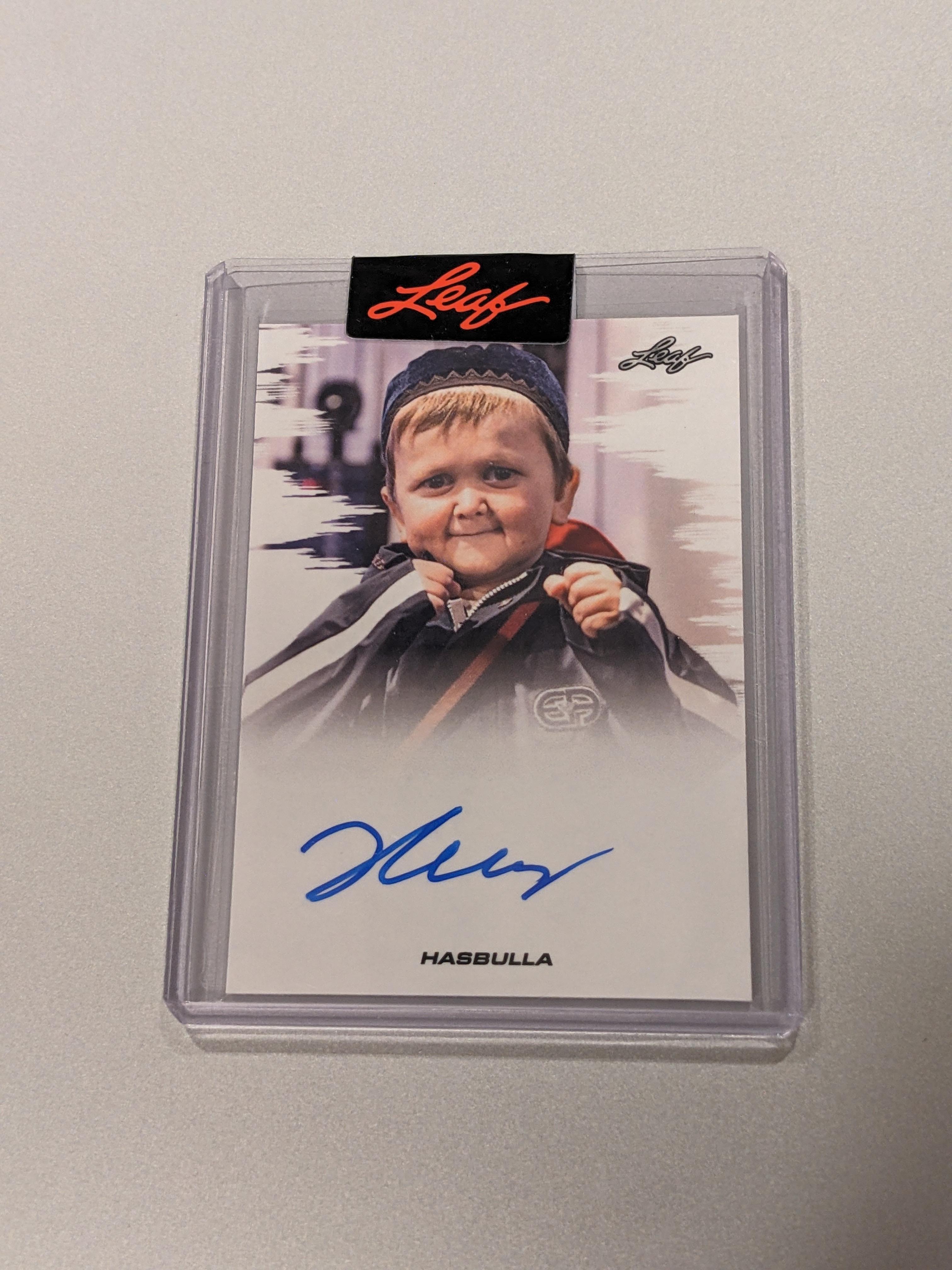 Hasbulla 2023 Leaf Web Exclusive - On Card Autograph #HE-H1