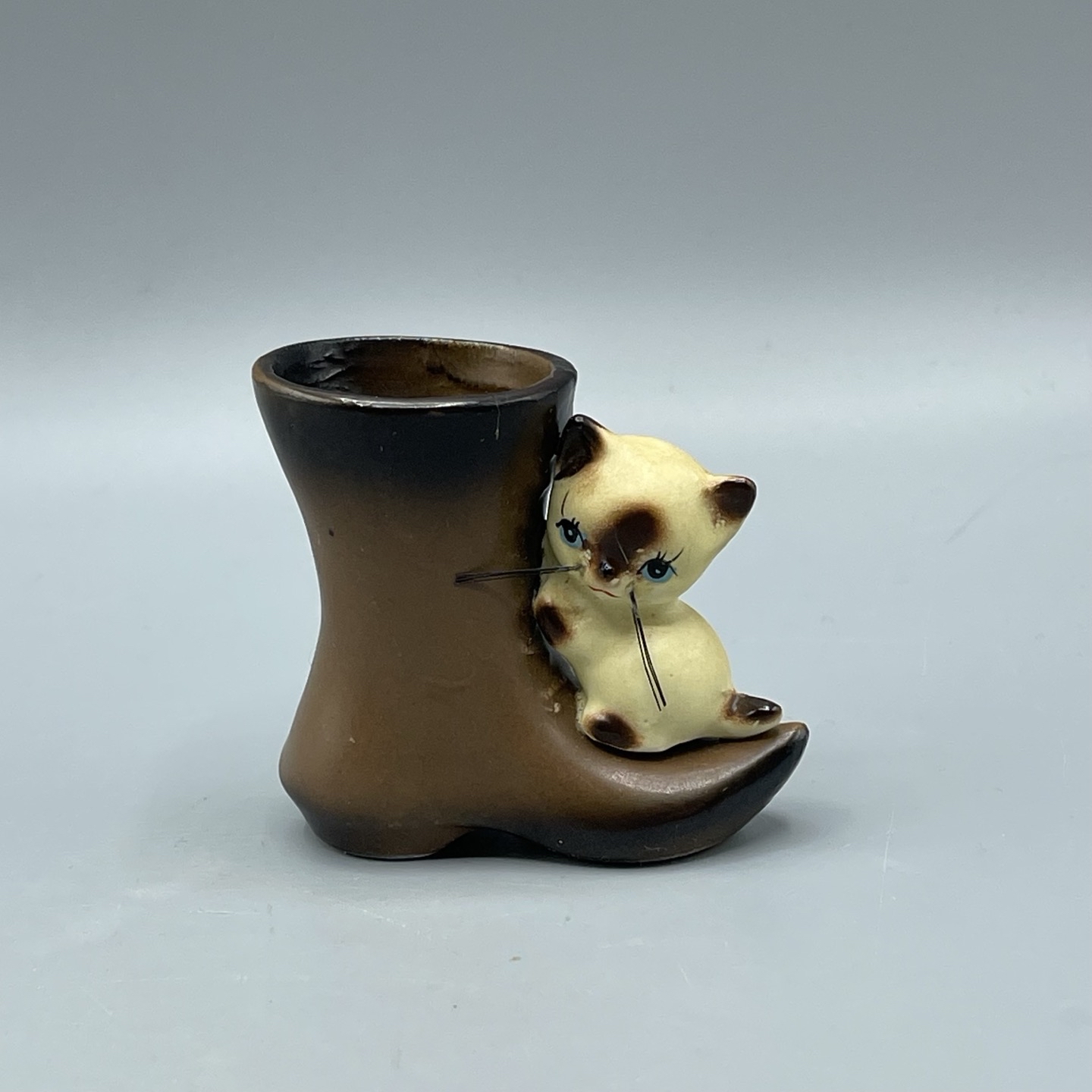 Lego Japan Siamese Kitten Sitting on Boot