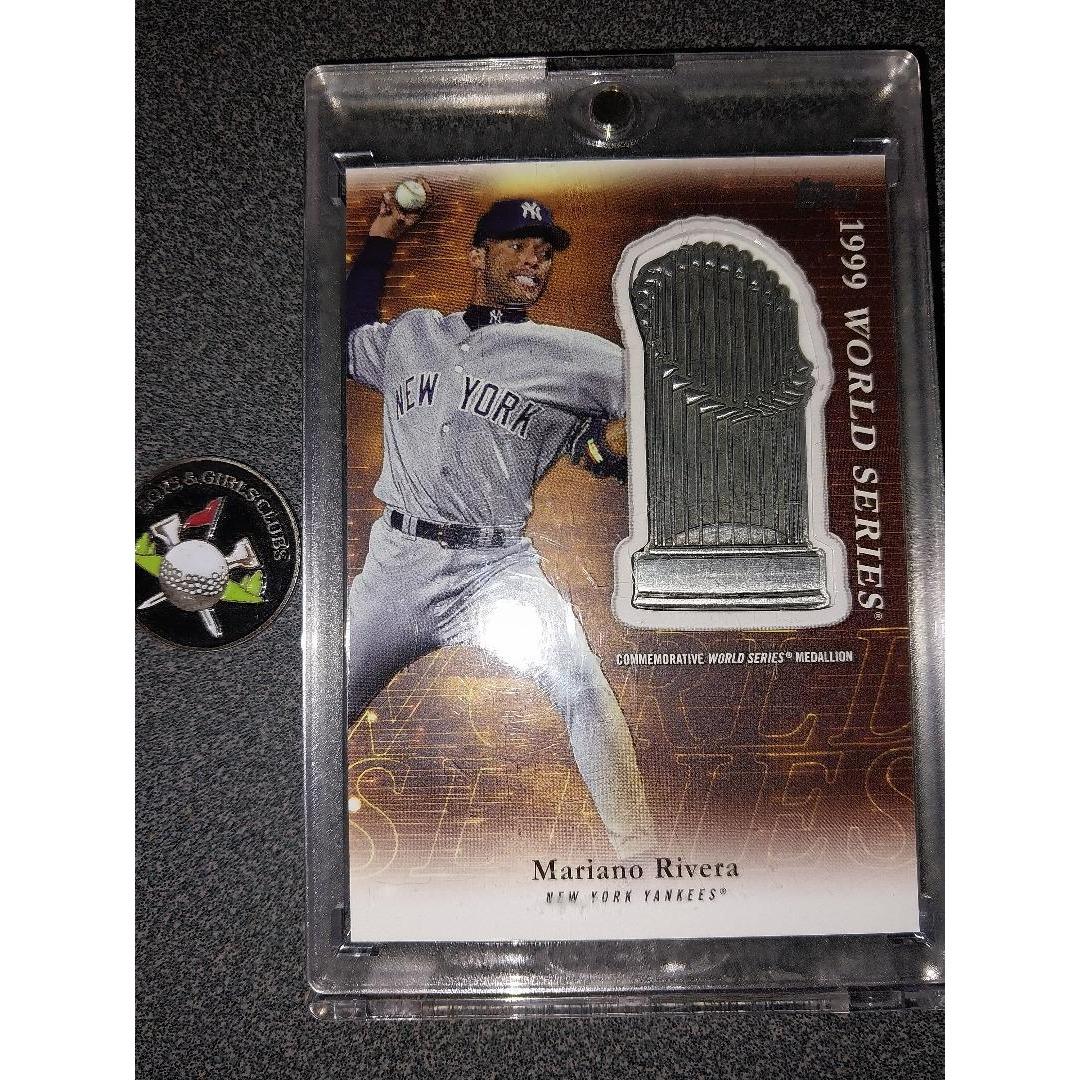 2023 Topps Mariano Rivera World Series Trophy Medallion Card Yankees