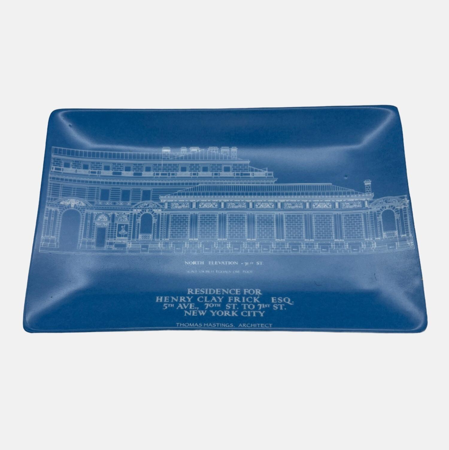 Henry Clay Frick Collection Residence Blueprint New York City Porcelain ...
