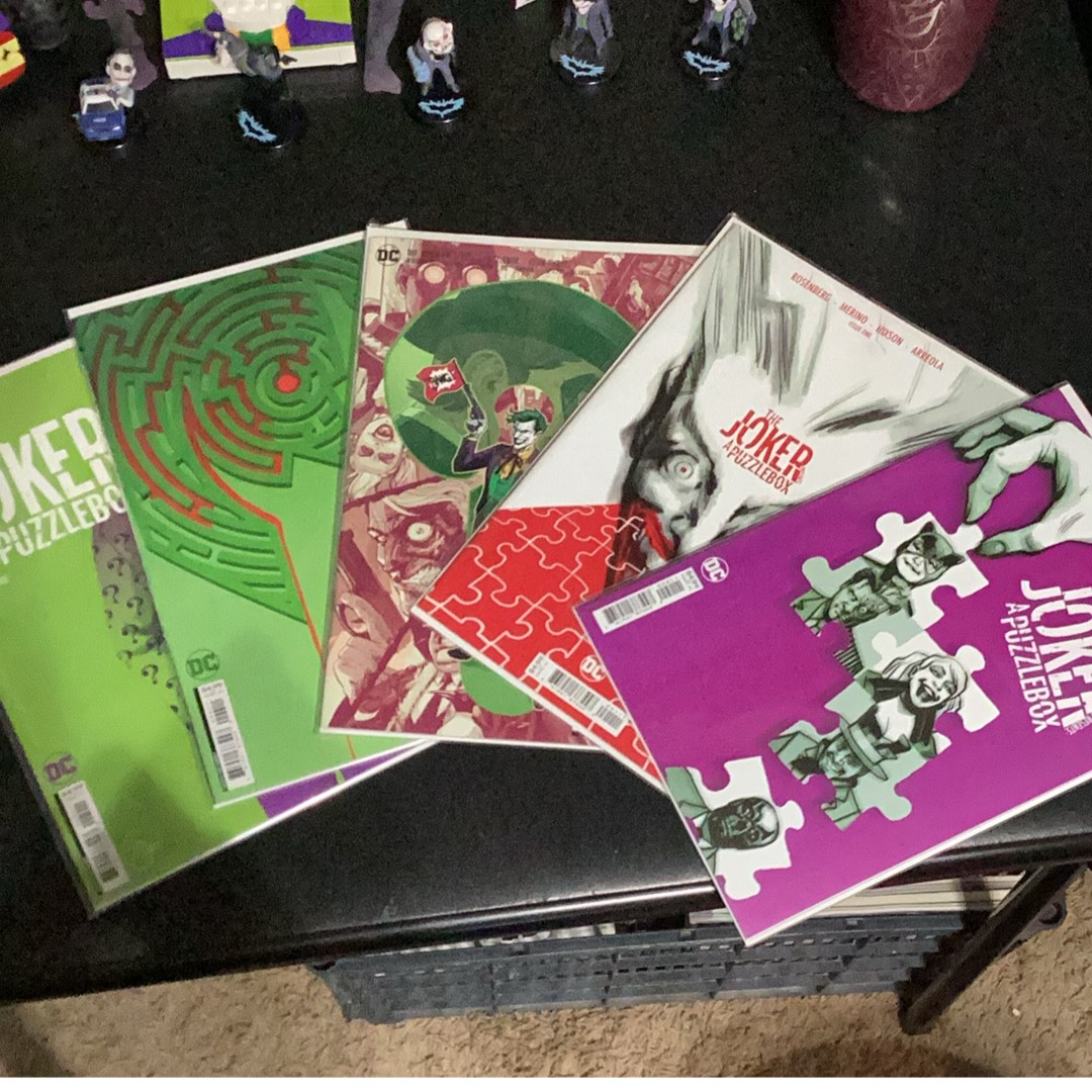 The Joker Puzzle Box Issues One Through Five
