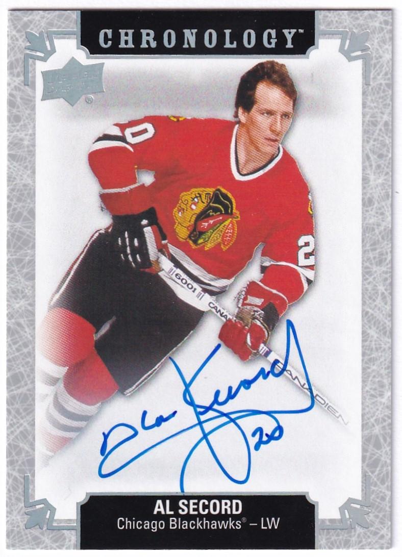 2018-19 Chronology Franchise History Autographs #FHCHAS Al Secord ...