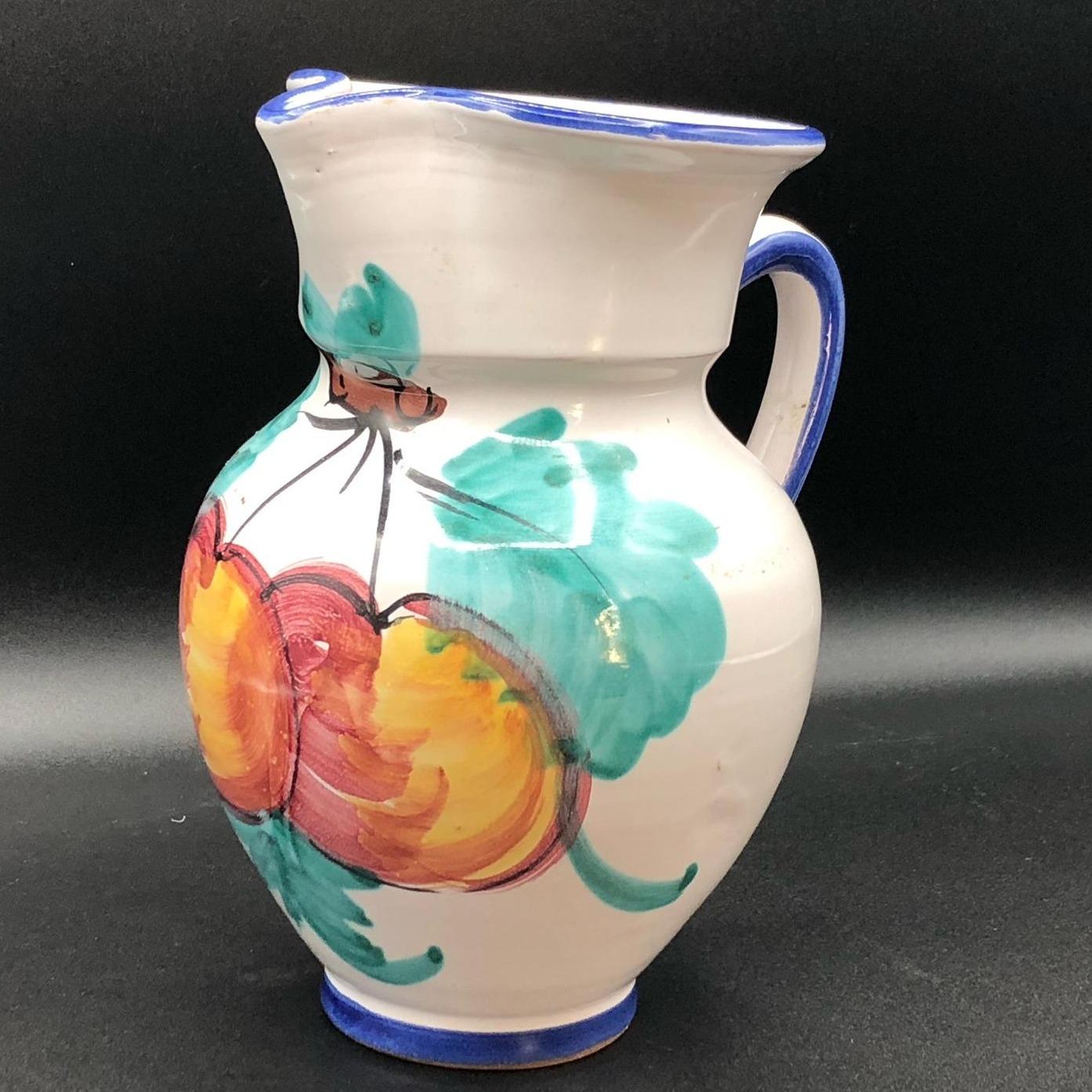 Redware Jug Made in Italy