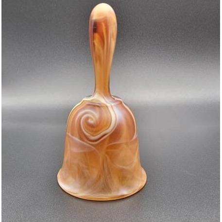 Vintage Imperial Slag Glass Bell with Clapper