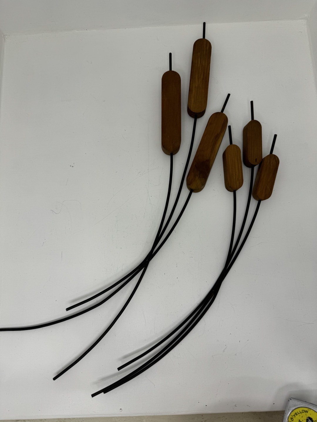 Metal And Wood Cat Tails Set Of 2 Choice Of 2” And 3”