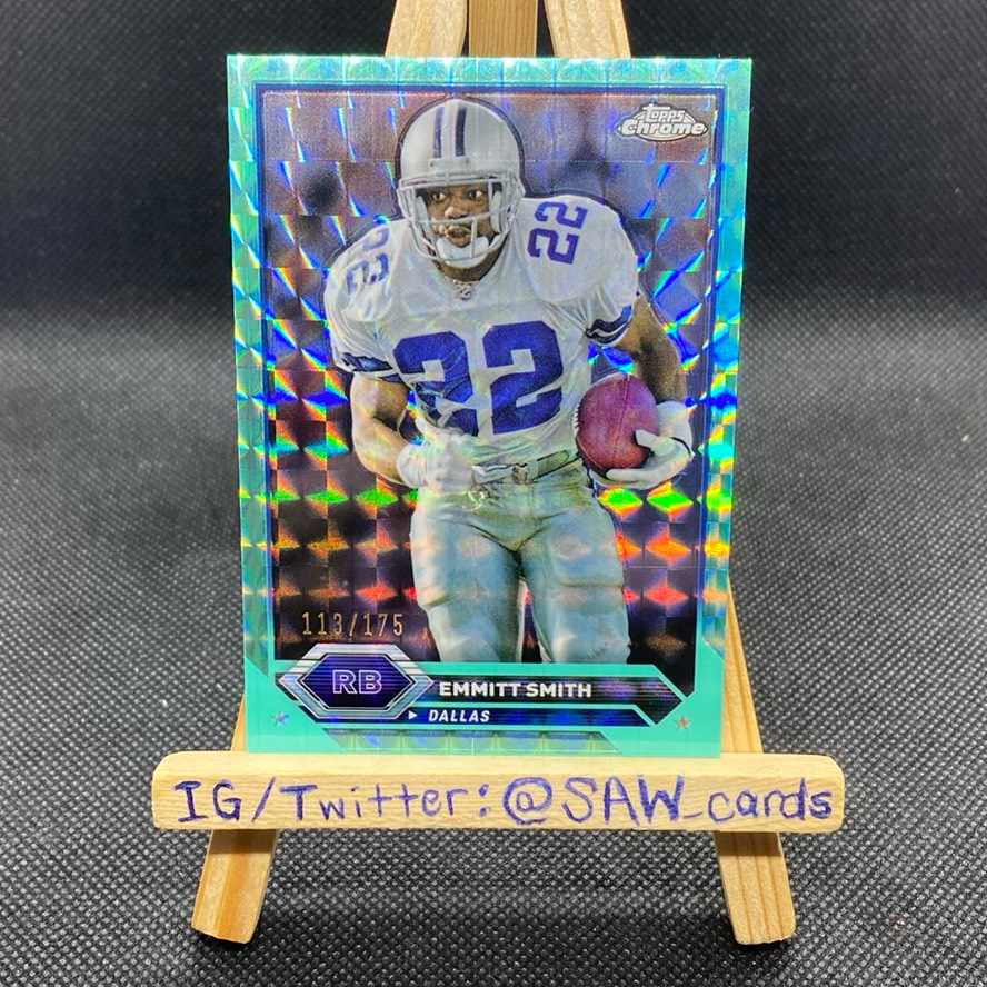 Emmitt Smith 2023 Topps Composite Teal /175 Dallas Cowboys